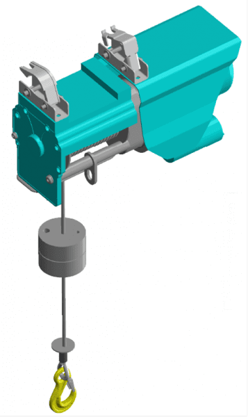 Lieren : ELIPAYT Bouwlier industrieel 230V 34m LH 200-400kg SWL ...